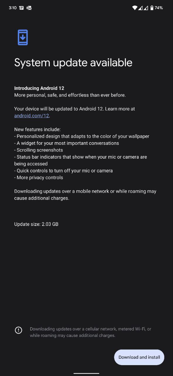 Unexpected Update : r/GooglePixel